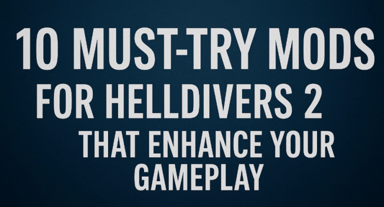 10 Must-Try Mods for Helldivers 2 That Enhance Your Gameplay ...
